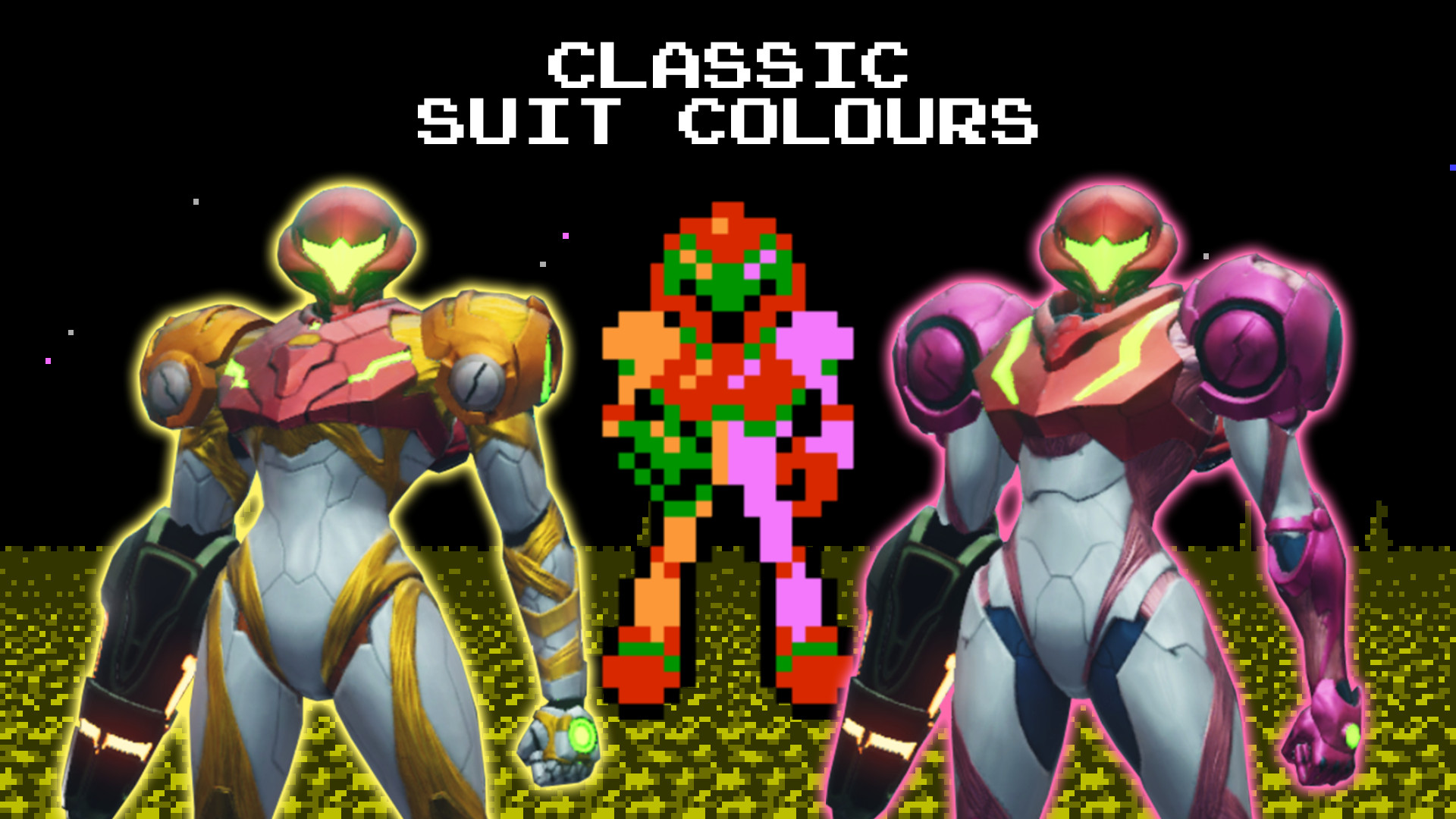 Classic Suit Colours (For Power and Varia) [Metroid Dread] [Mods]