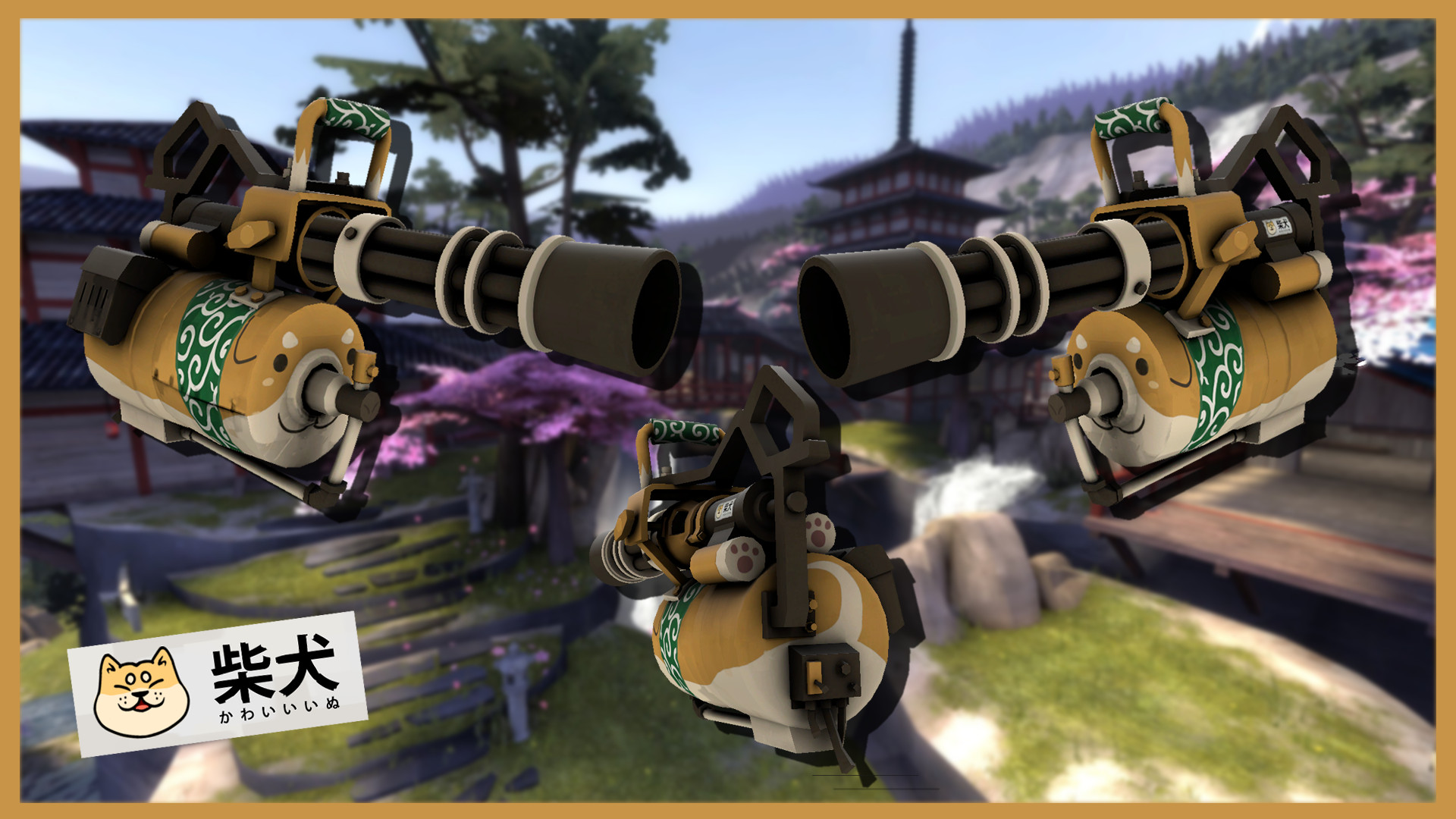 Shiba Shooter Minigun Mod for Team Fortress 2 | TF2 Mods