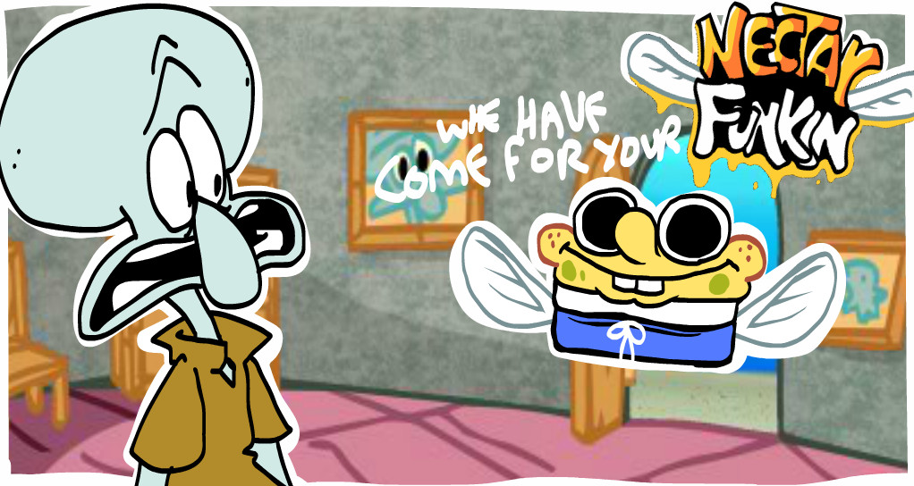 Vs Nectar SpongeBob [Friday Night Funkin'] [Mods]