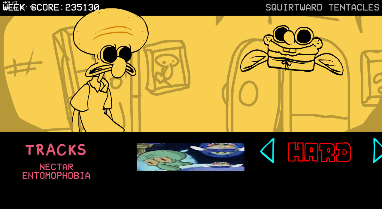 Vs Nectar SpongeBob [Friday Night Funkin'] [Mods]