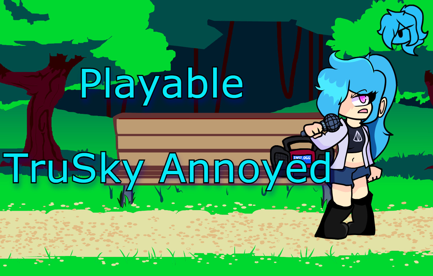 Playable TruSky Annoyed Mod for Friday Night Funkin' | FNF Mods