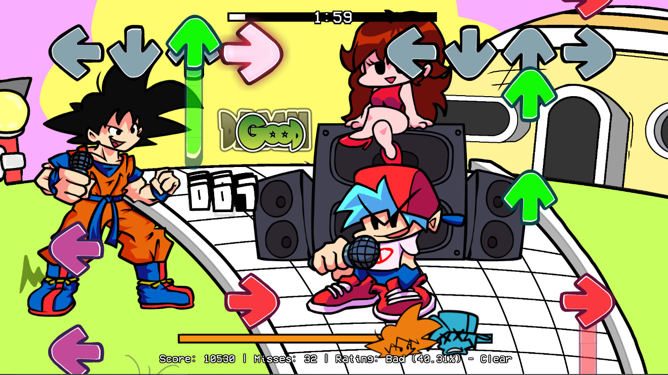 Friday Night Funkin' VS Goku! Mod for Friday Night Funkin' | FNF Mods