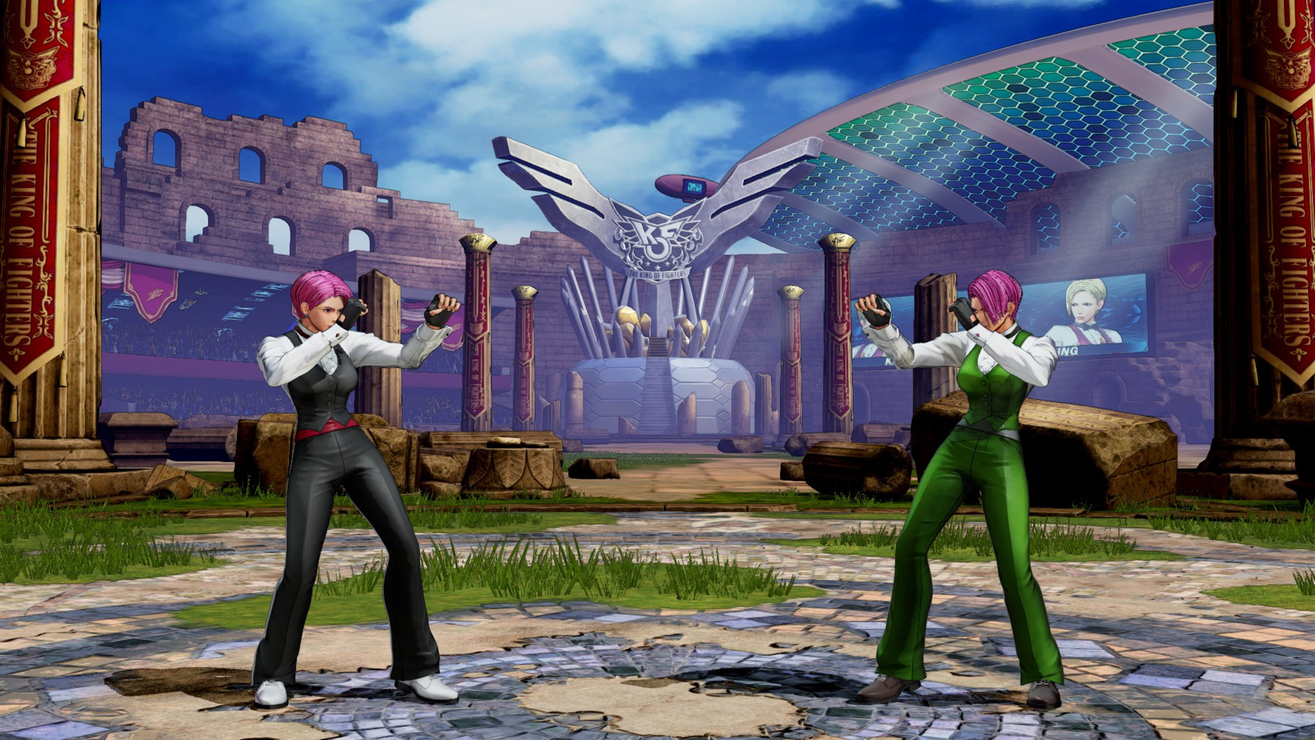 Pink Hair King [The King of Fighters XV] [Mods]