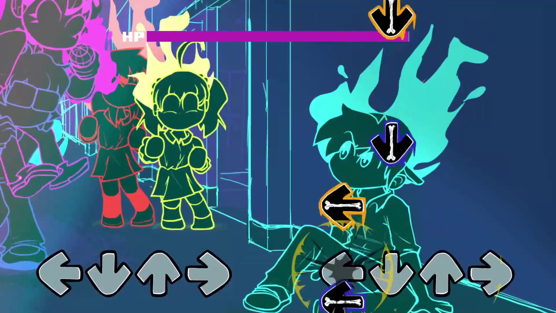 Nightmare Nagatoro | Bad Time Cover Mod for Friday Night Funkin' | FNF Mods