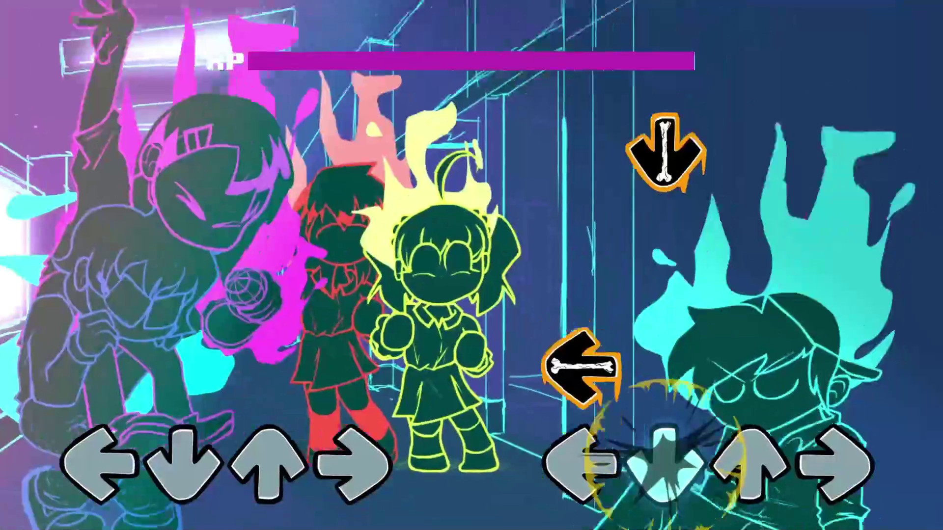 Nightmare Nagatoro | Bad Time Cover Mod for Friday Night Funkin' | FNF Mods