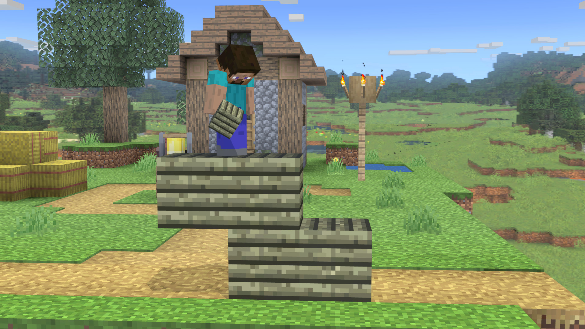 The Aether Mod Block Pack Mod for Super Smash Bros. Ultimate | SSBU Mods