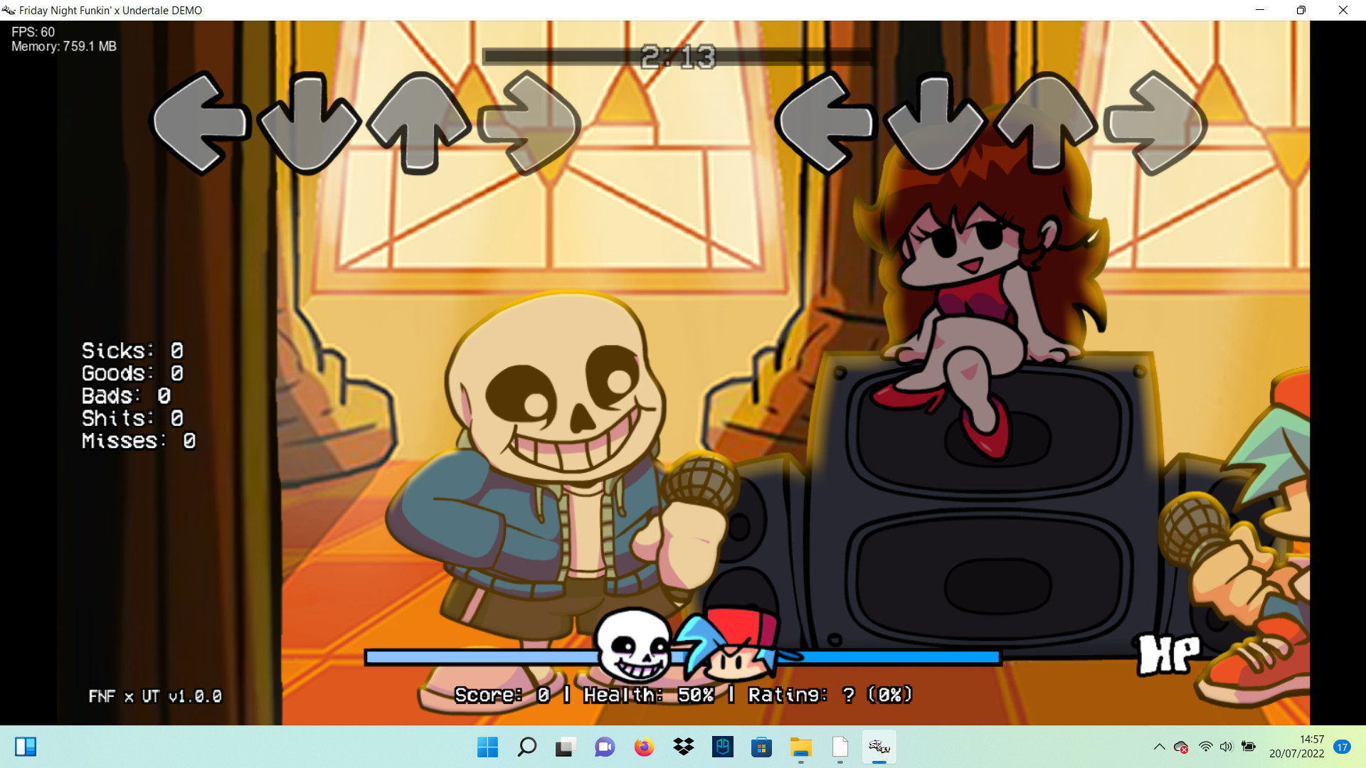 Sans mod DEMO [by Thomas] [Friday Night Funkin'] [Mods]