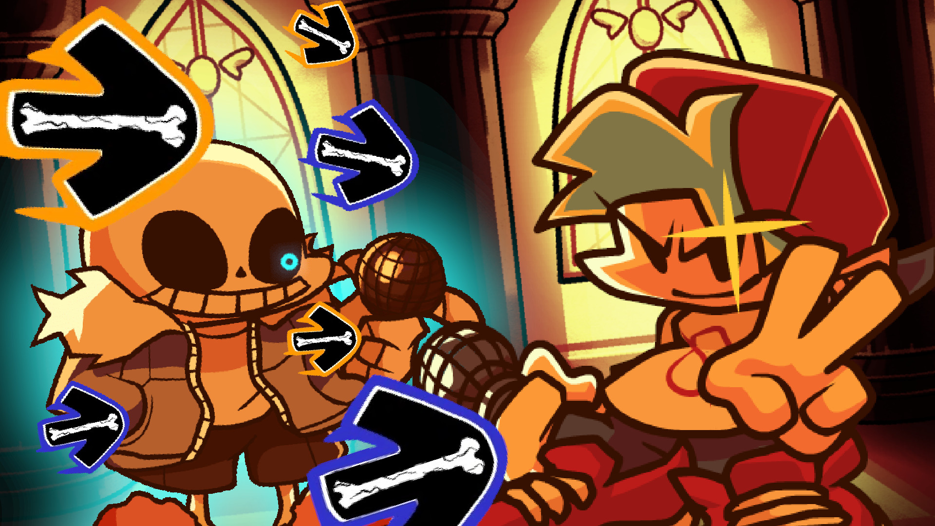 In the trap Sans Cover! Mod for Friday Night Funkin' | FNF Mods