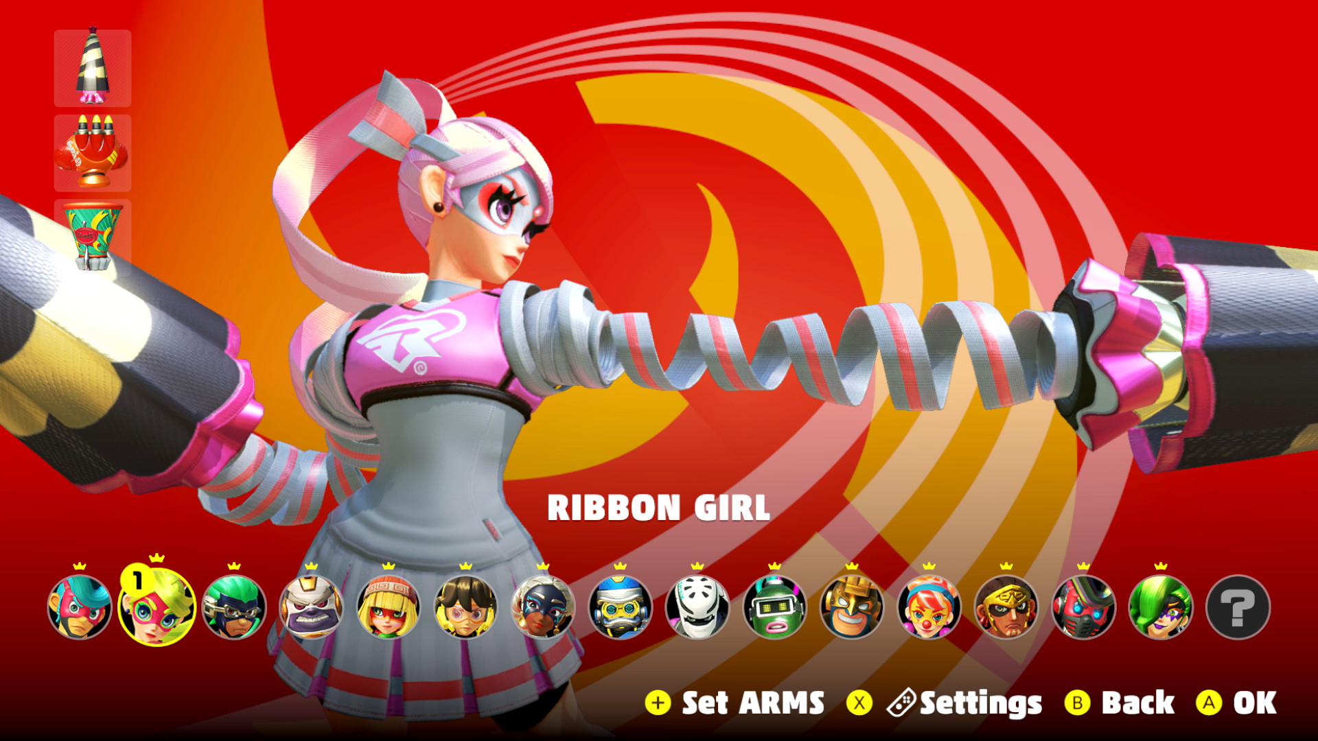 Bubblegum Ribbon Girl Mod for ARMS | ARMS Mods