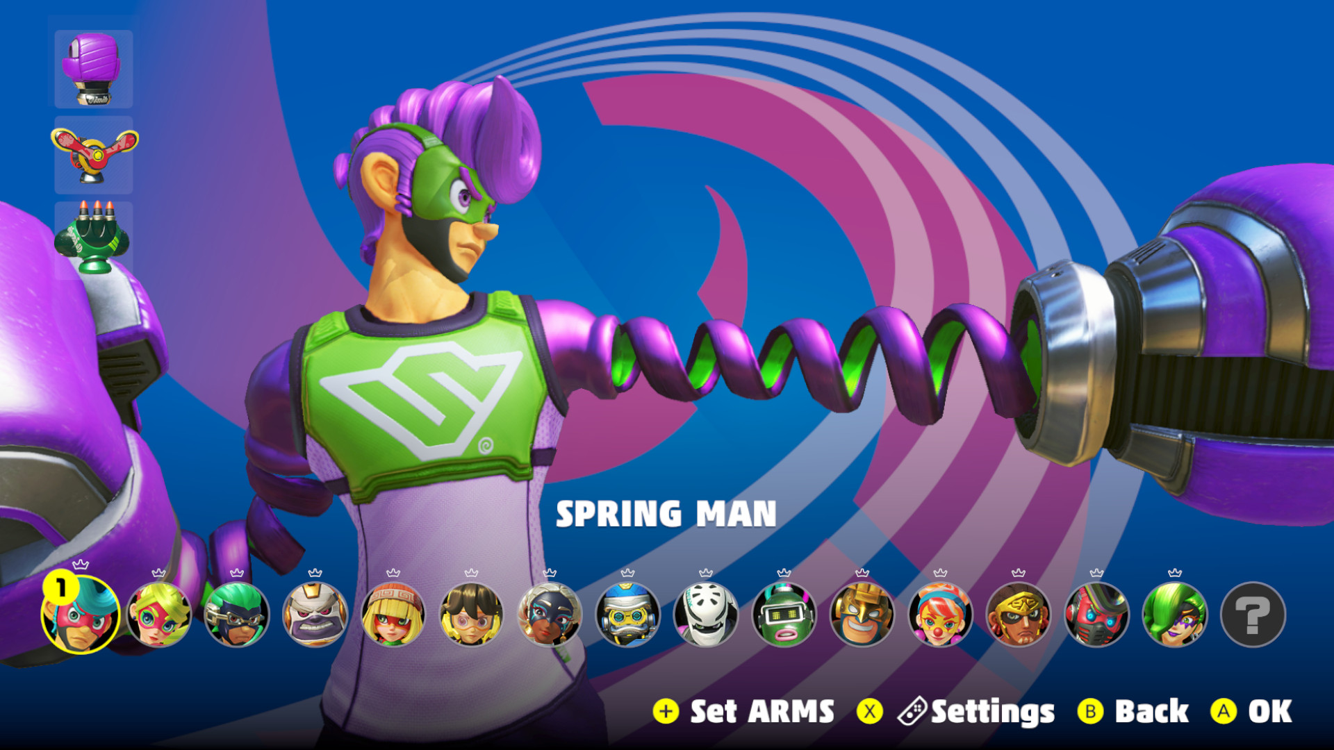 Poison Spring Man [ARMS] [Mods]