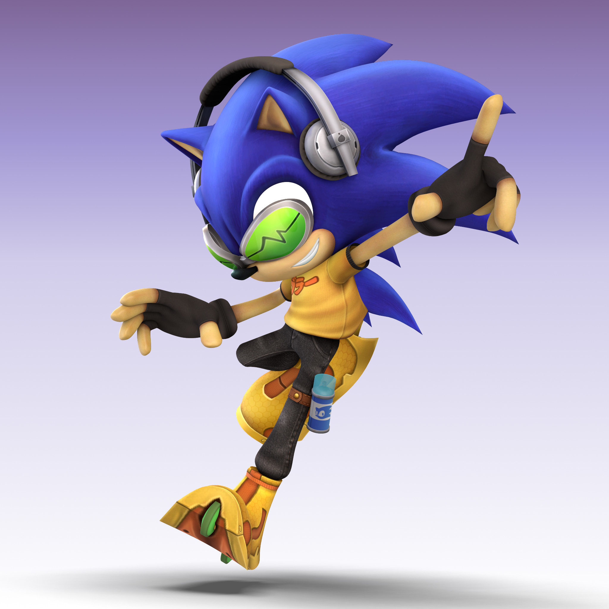 PM Jet Set Sonic Pose Cosmetic Pack [Super Smash Bros. Brawl] [Mods]