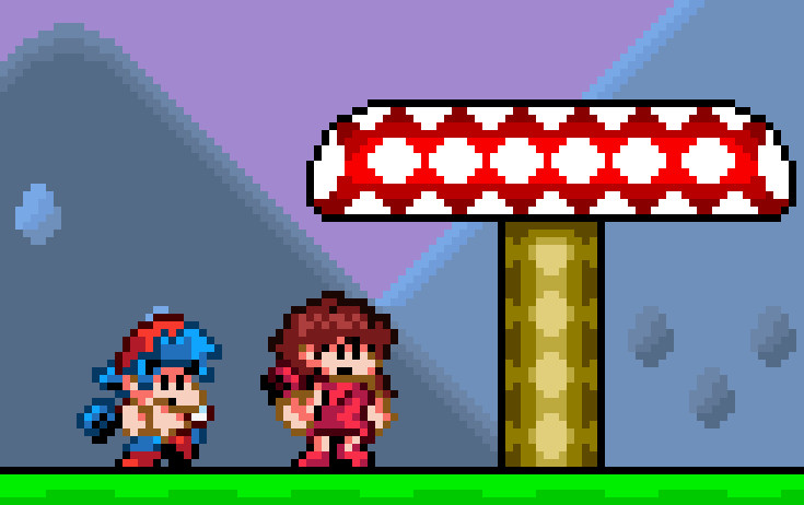 Friday Night World (SMW style) Mod for Friday Night Funkin' | FNF Mods