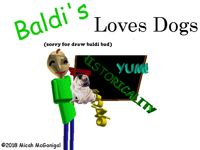 Baldi Loves Dogs Mod for Baldi's Basics | Baldi Mods
