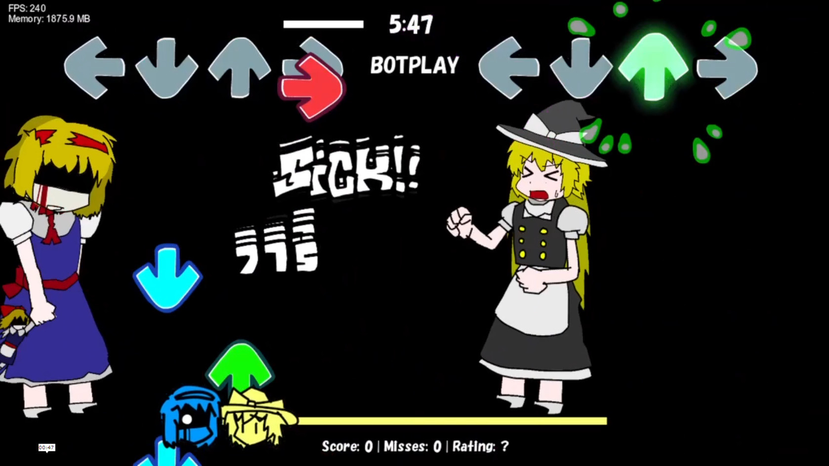 Gensou Trouble [Triple Trouble Touhou Cover] Mod for Friday Night ...