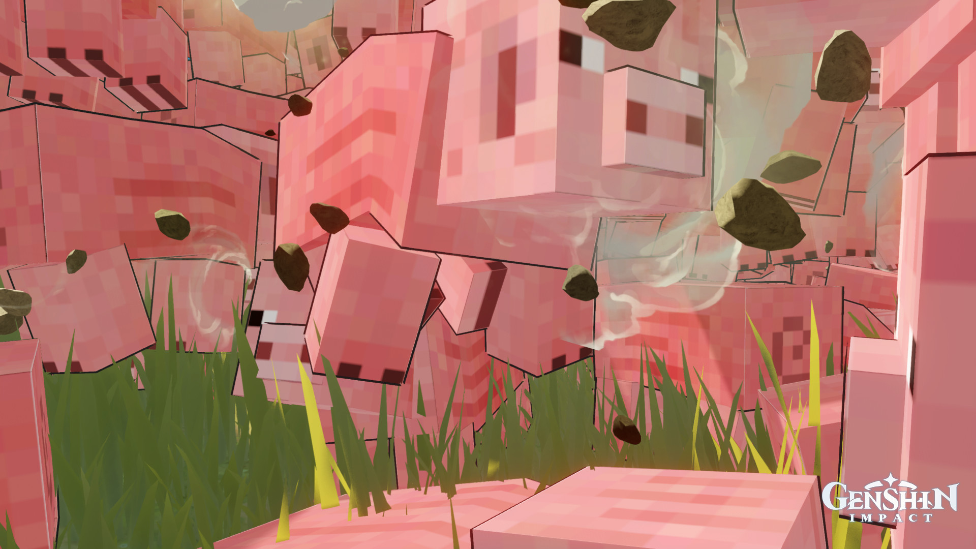 Minecraft Pig Mod for Genshin Impact | GI Mods