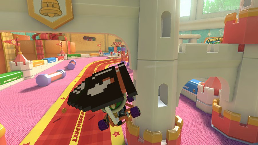 8-Bit Bullet Bill Mod for Mario Kart 8 | MK8 Mods