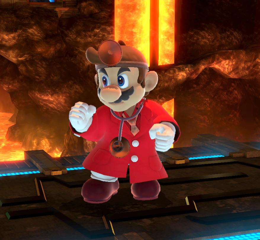 Red and White Dr Mario Mod for Super Smash Bros. Ultimate | SSBU Mods