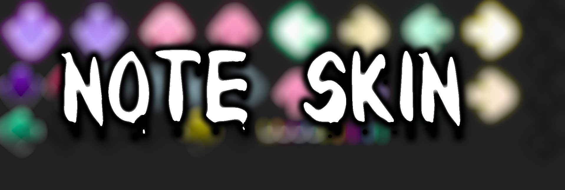 FNF - Dark colors noteskin Mod for Friday Night Funkin' | FNF Mods