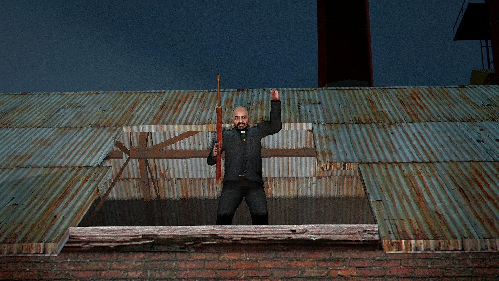 Catholic Priest Grigori Mod for Half-Life 2 | HL2 Mods