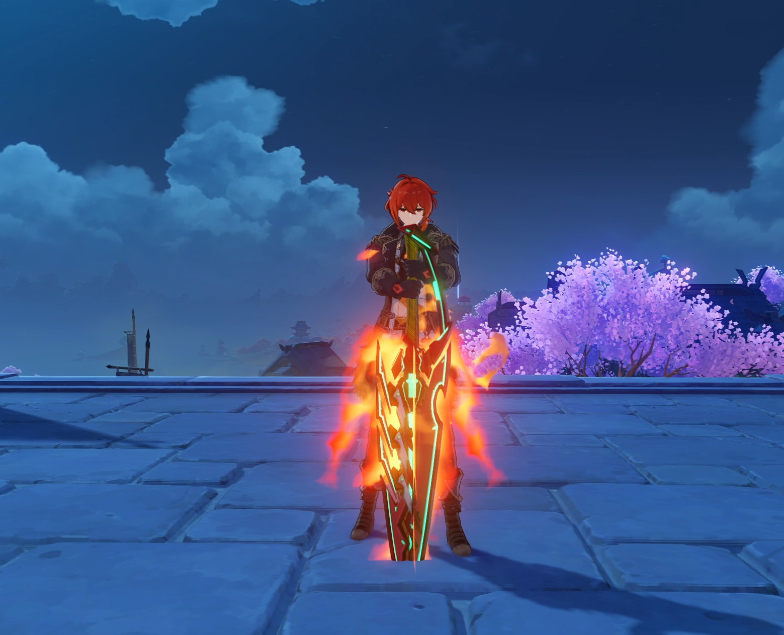 XC2 Pyra's Sword over Wolf's Gravestone Mod for Genshin Impact | GI Mods