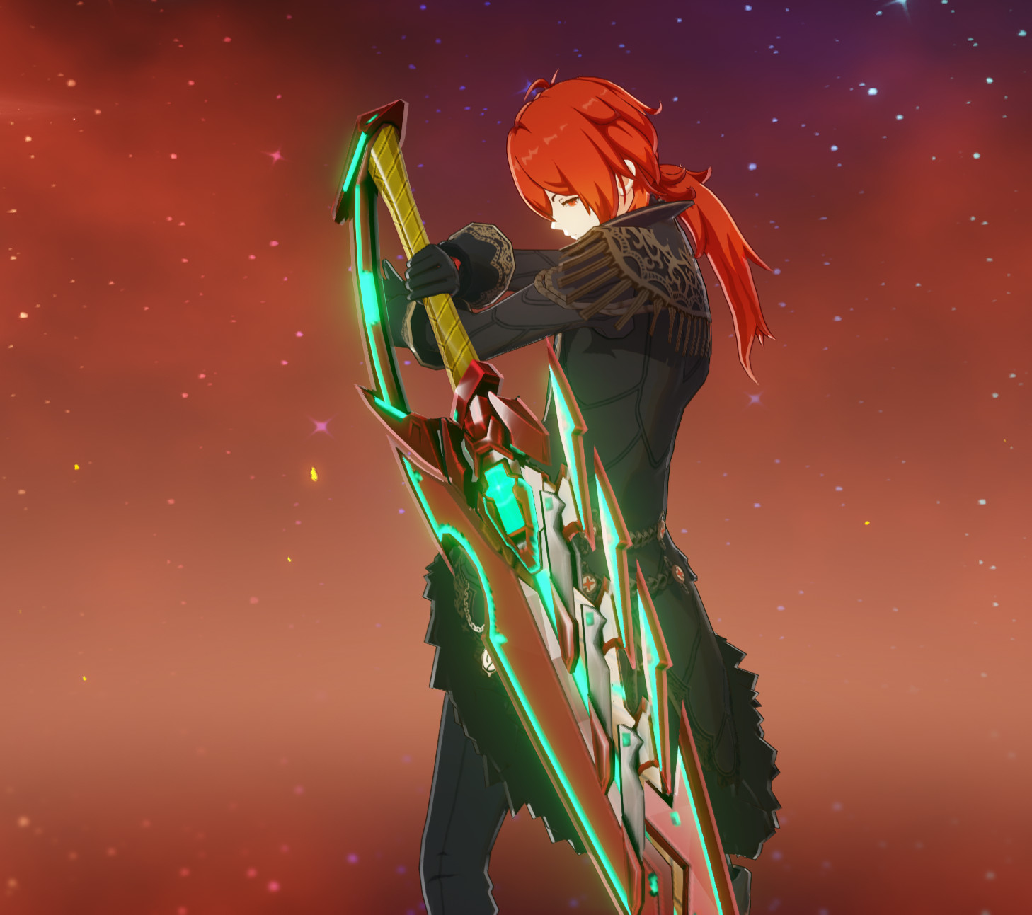 XC2 Pyra's Sword over Wolf's Gravestone Mod for Genshin Impact | GI Mods