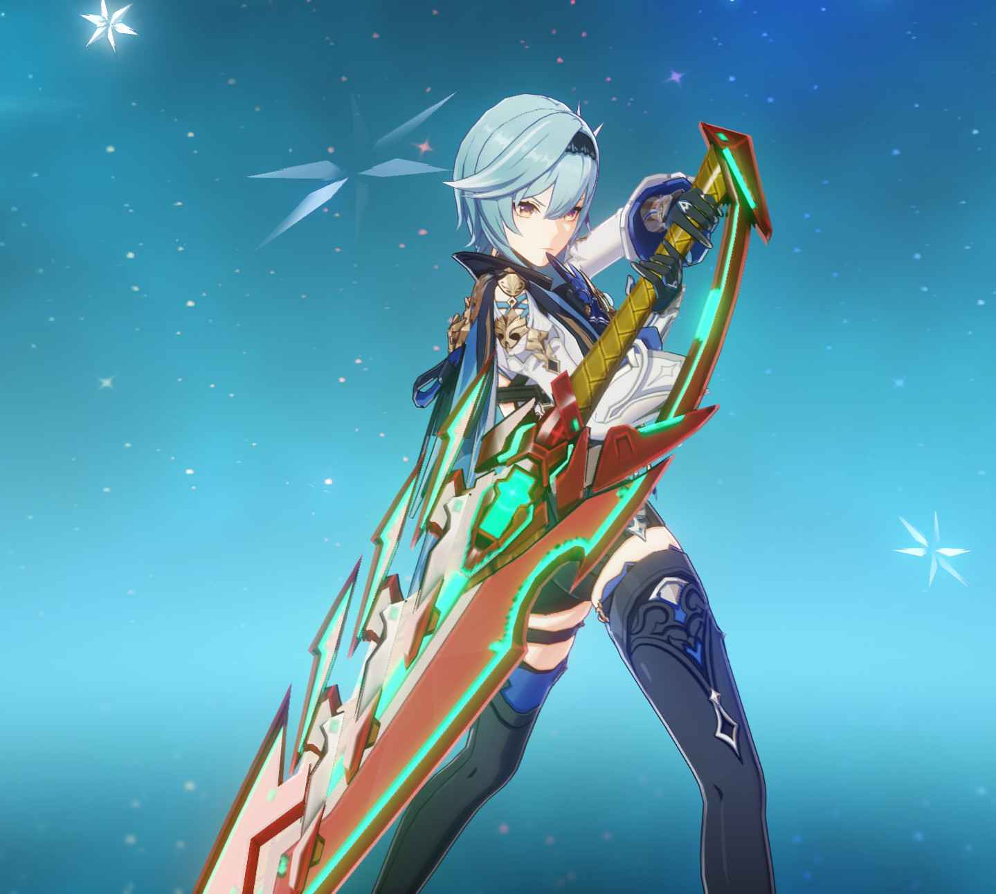 XC2 Pyra's Sword over Wolf's Gravestone Mod for Genshin Impact | GI Mods