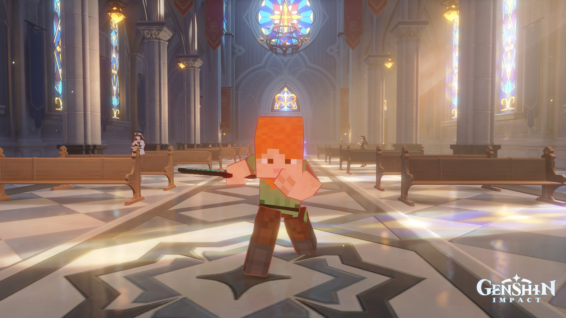 Minecraft Alex Mod for Genshin Impact | GI Mods