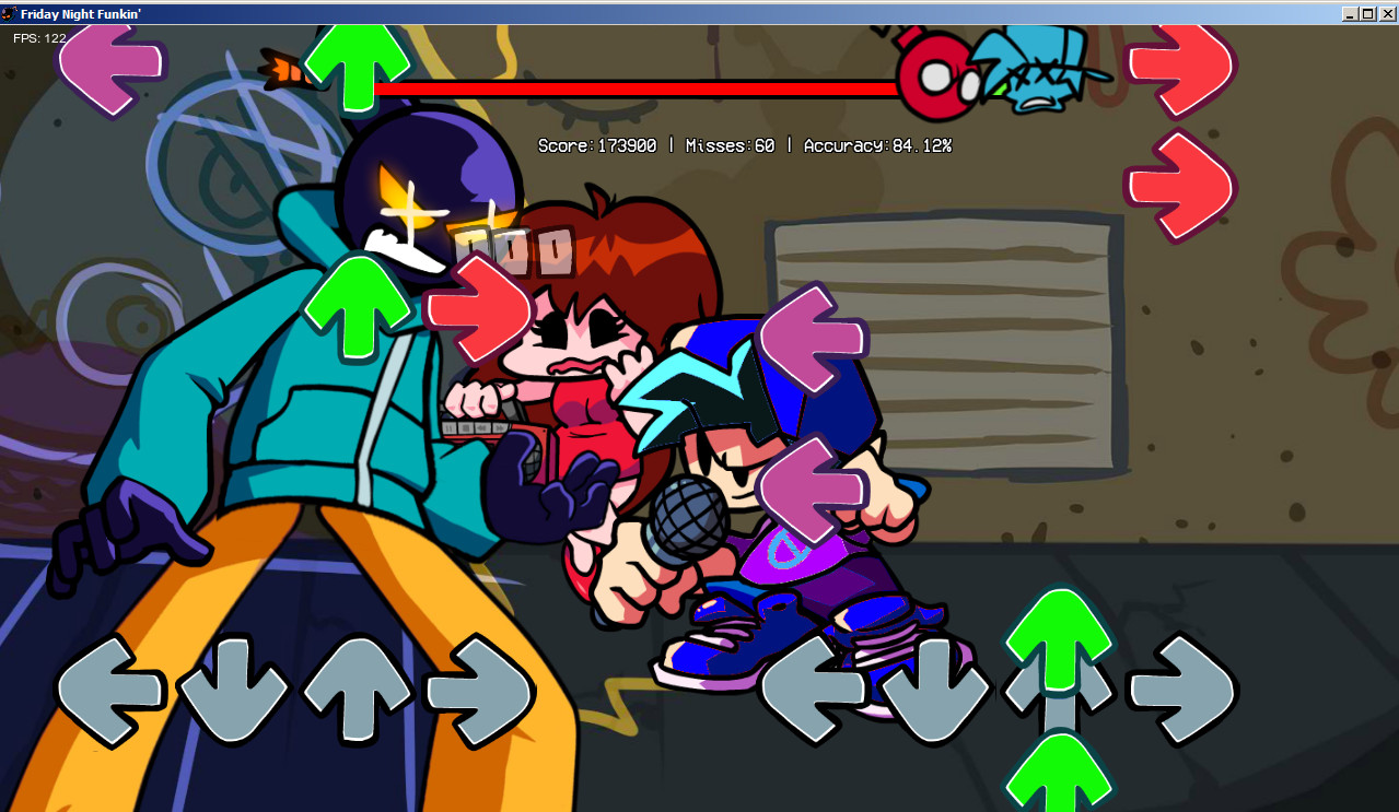 Ballistic Retro x Infernum Mod for Friday Night Funkin' | FNF Mods