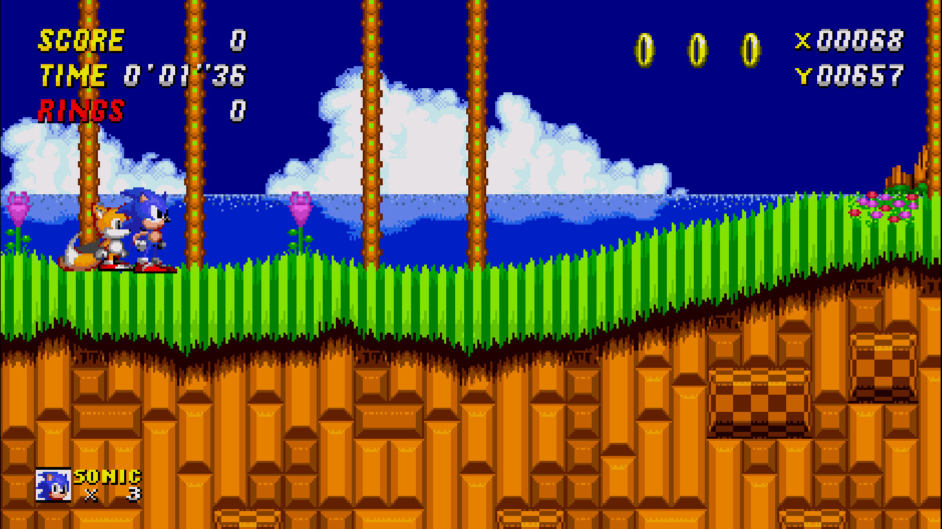 CD Sonic in Absolute Mod for Sonic The Hedgehog 2 Absolute | S2A Mods