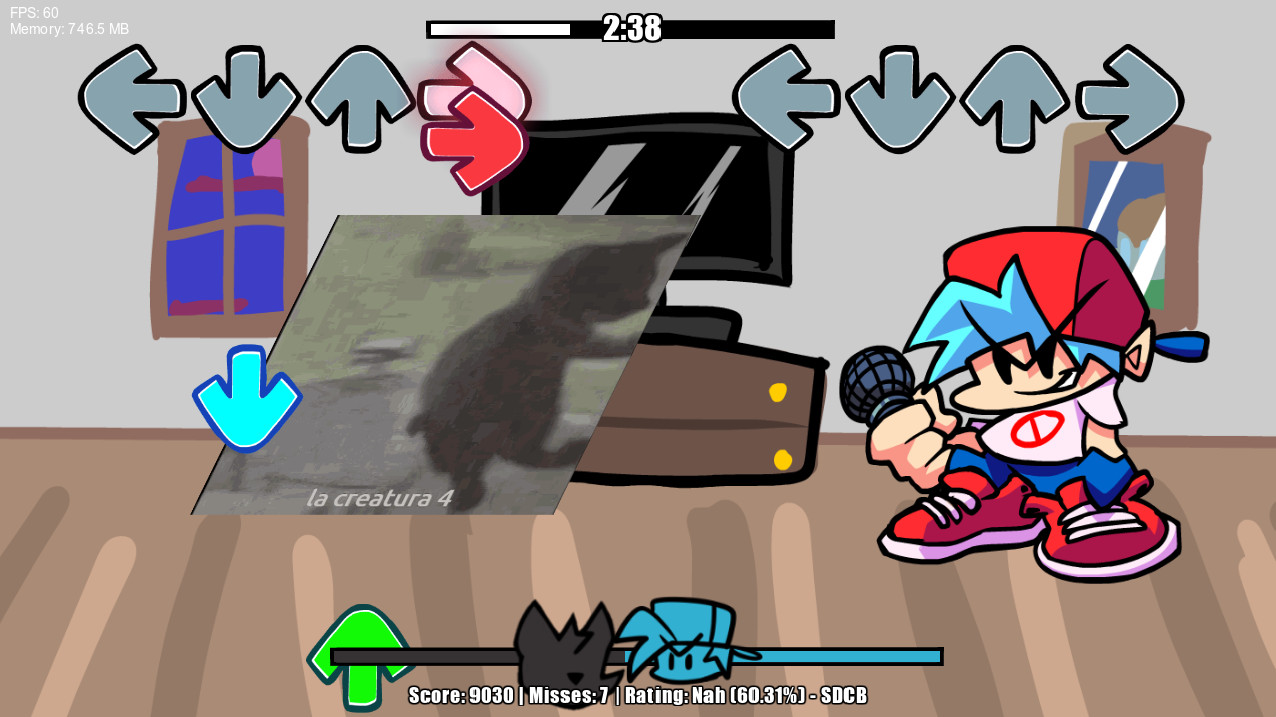 Funkin' With La Creatura V2.0 Mod for Friday Night Funkin' | FNF Mods