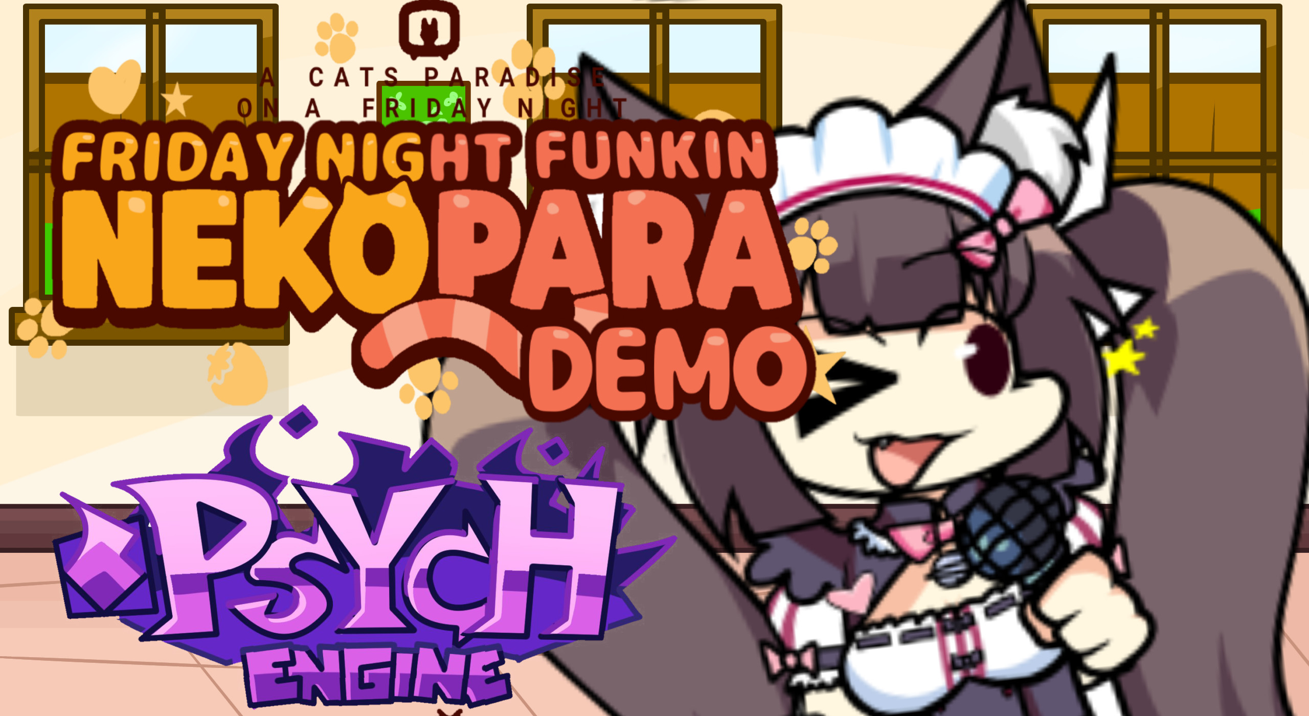 Friday Night Funkin': Nekopara for psych engine Mod for Friday Night ...