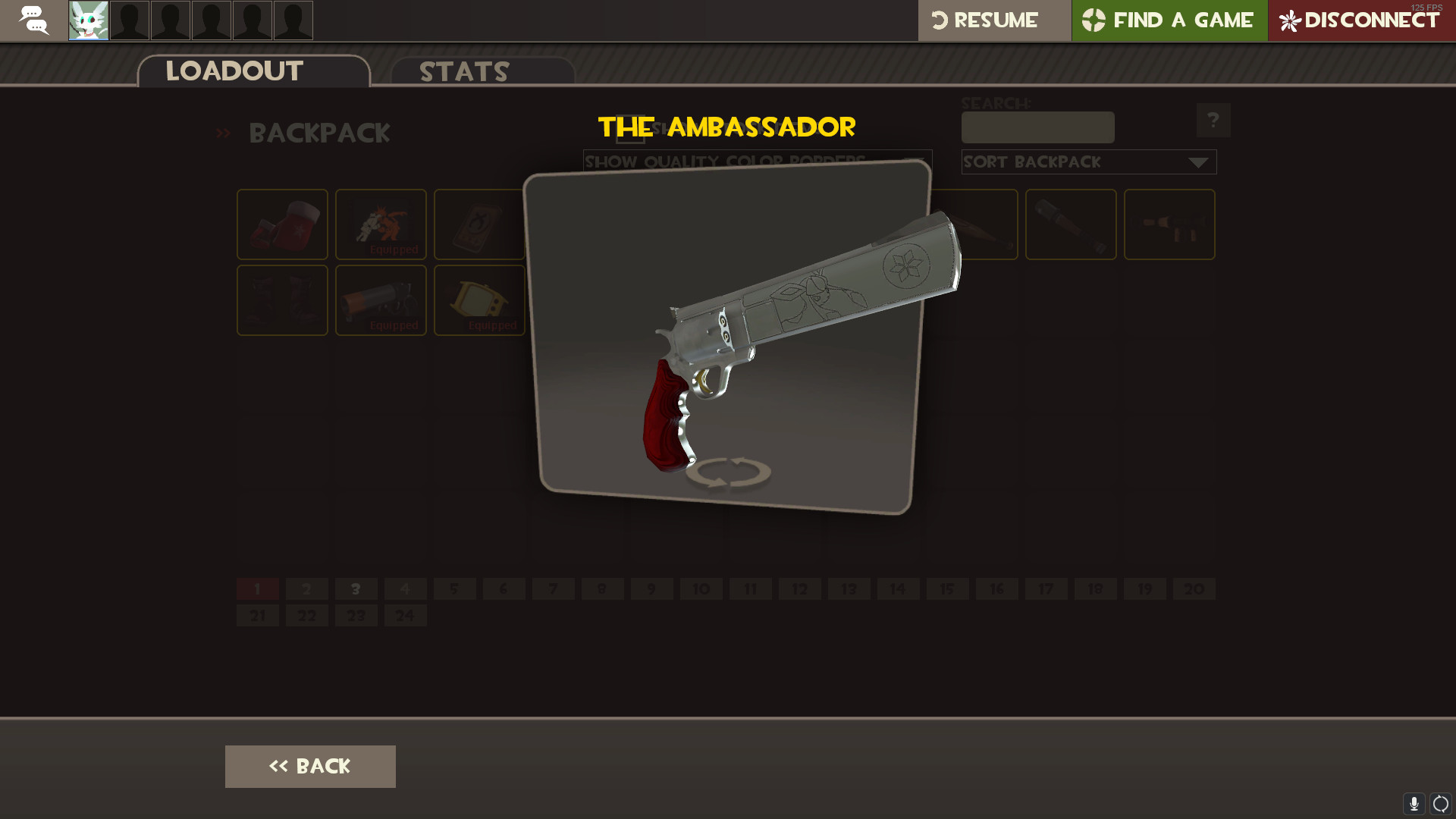 Glaceon Engraved Ambassador Mod for Team Fortress 2 | TF2 Mods