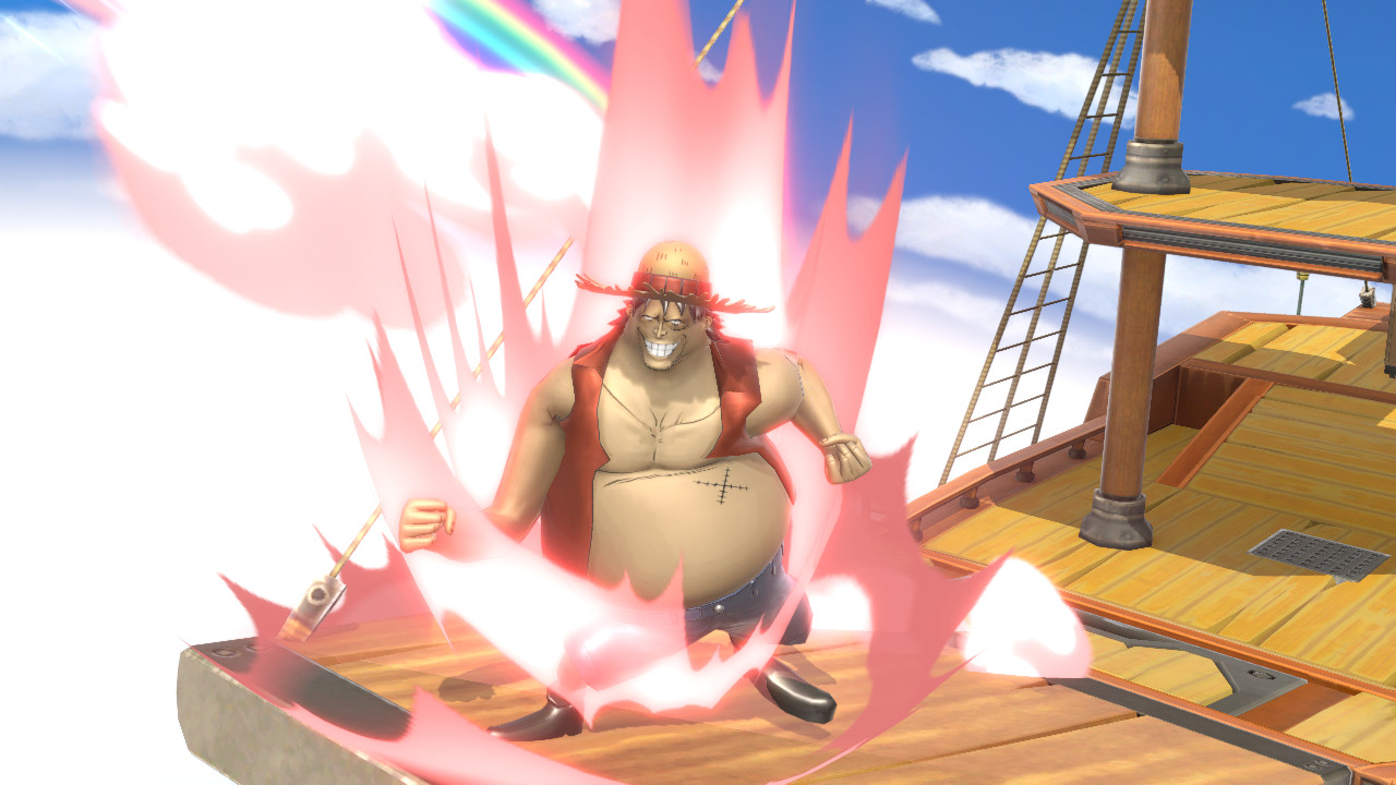 Fake Luffy over King K Rool! Mod for Super Smash Bros. Ultimate | SSBU Mods