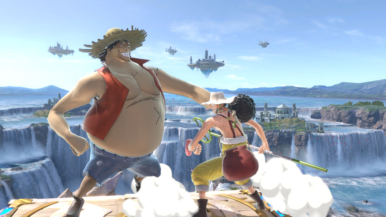 Fake Luffy over King K Rool! Mod for Super Smash Bros. Ultimate | SSBU Mods