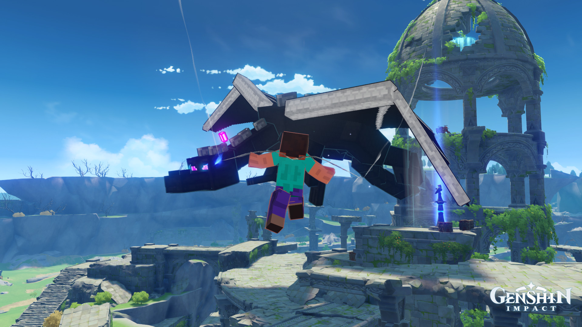 Minecraft Dragon Mod for Genshin Impact | GI Mods