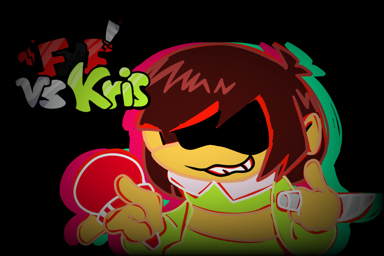 FNF VS KRIS Mod for Friday Night Funkin' | FNF Mods