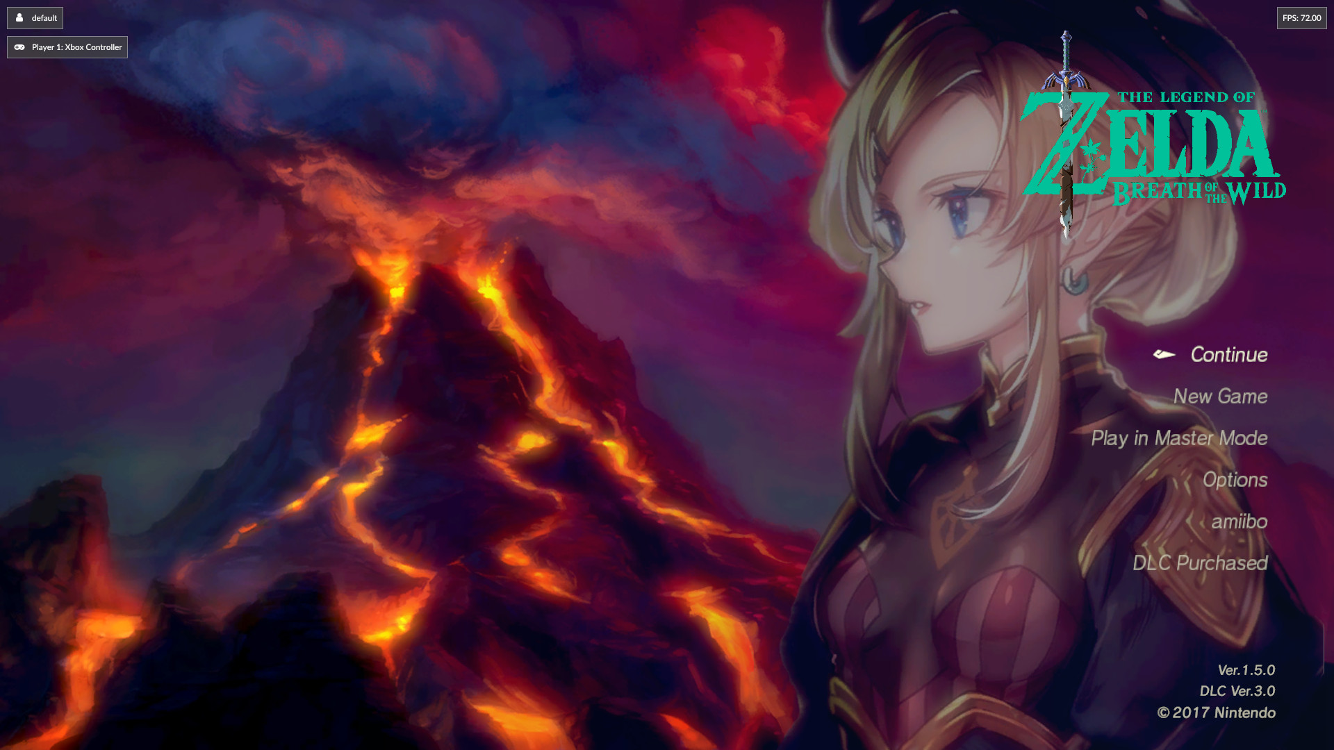 New-Look Title Screen Mod for The Legend of Zelda: Breath of the Wild ...