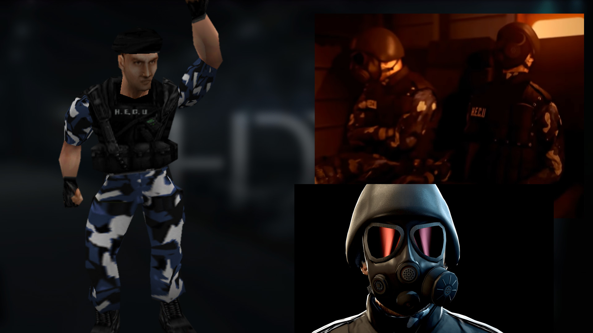 HDTF styled HECU grunts (+OP4 and BS) Mod for Half-Life | HL Mods