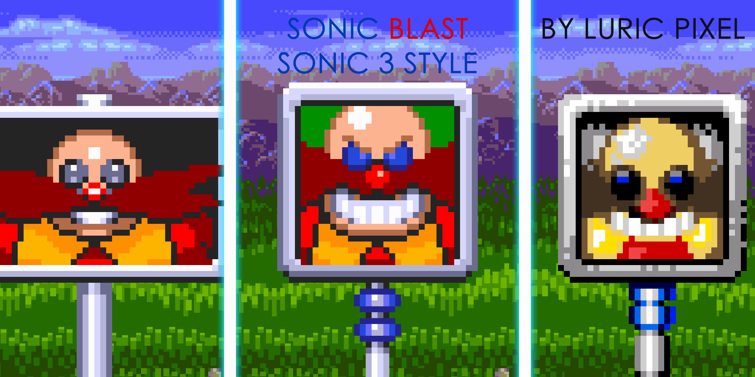 Sonic Blast Goalposts In Sonic 3 Style Mod for Sonic 3 A.I.R. | S3AIR Mods