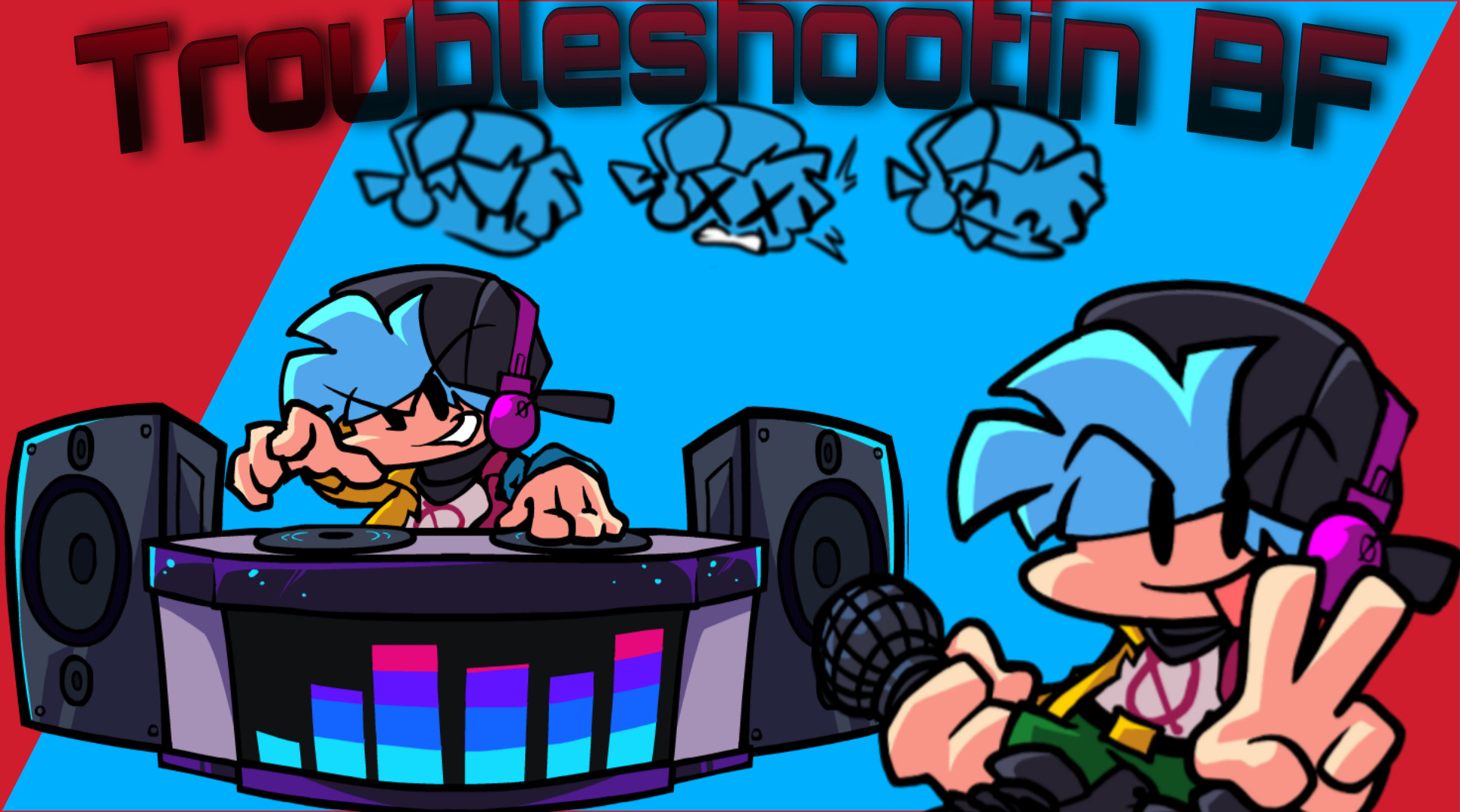 Playable Troubleshootin BF Mod for Friday Night Funkin' | FNF Mods
