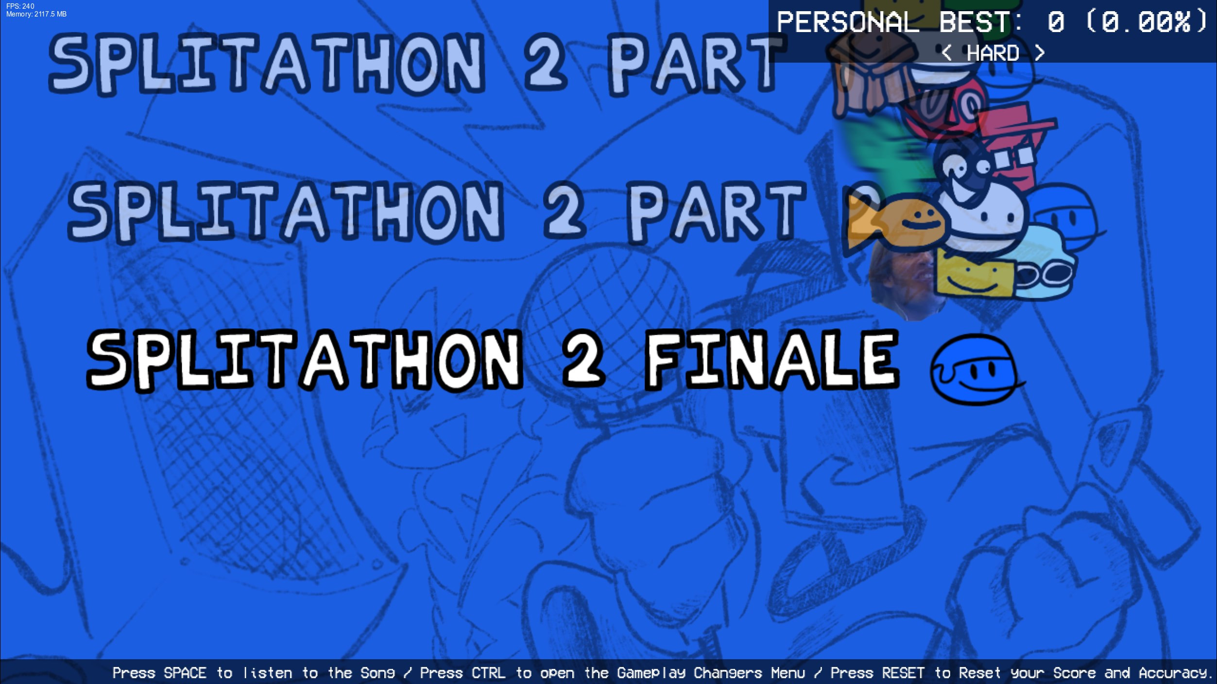 Splitathon 2 Fanmade Version Mod for Friday Night Funkin' | FNF Mods