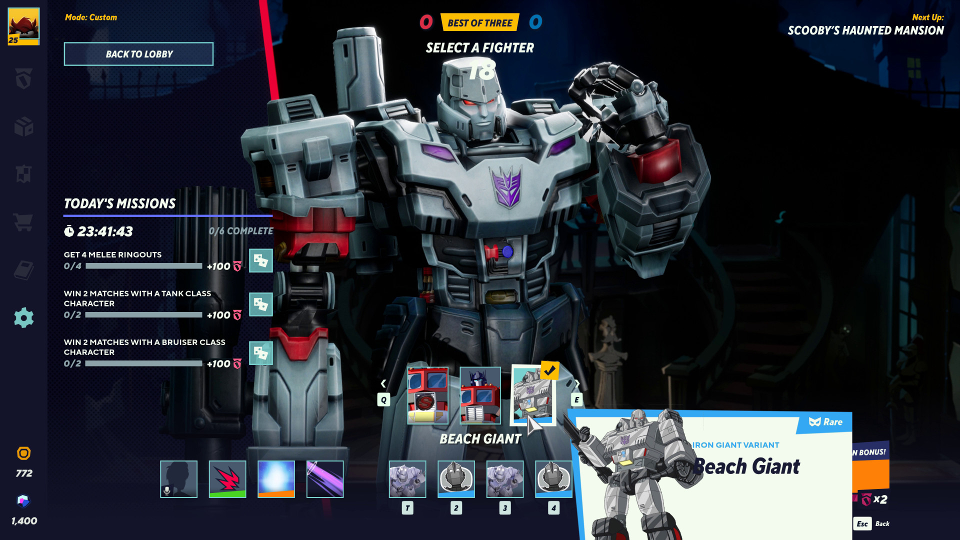 Megatron over Iron Giant Mod for MultiVersus | MVS Mods