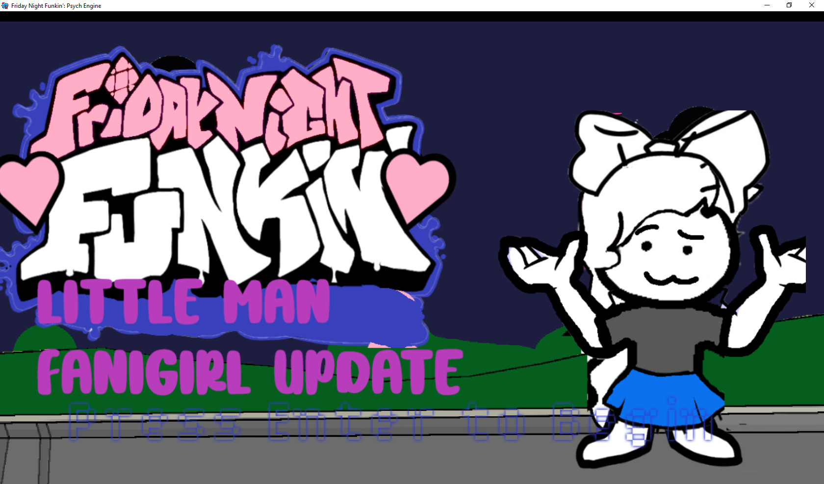 VS Little Woman (V3 FANGIRL UPDATE) [Friday Night Funkin'] [Mods]