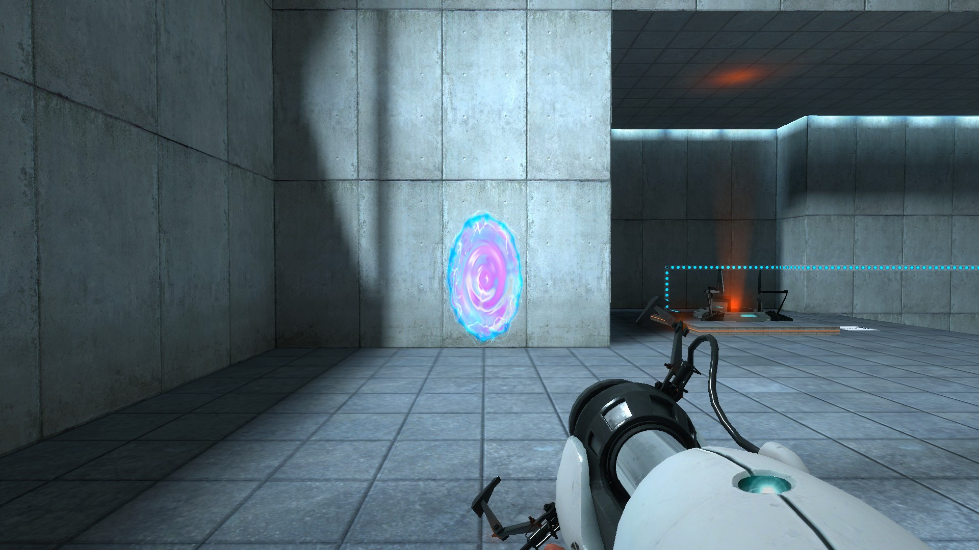 Cyan & Magenta Vine Portals with NEW CROSSHAIR Mod for Portal | PRTL Mods