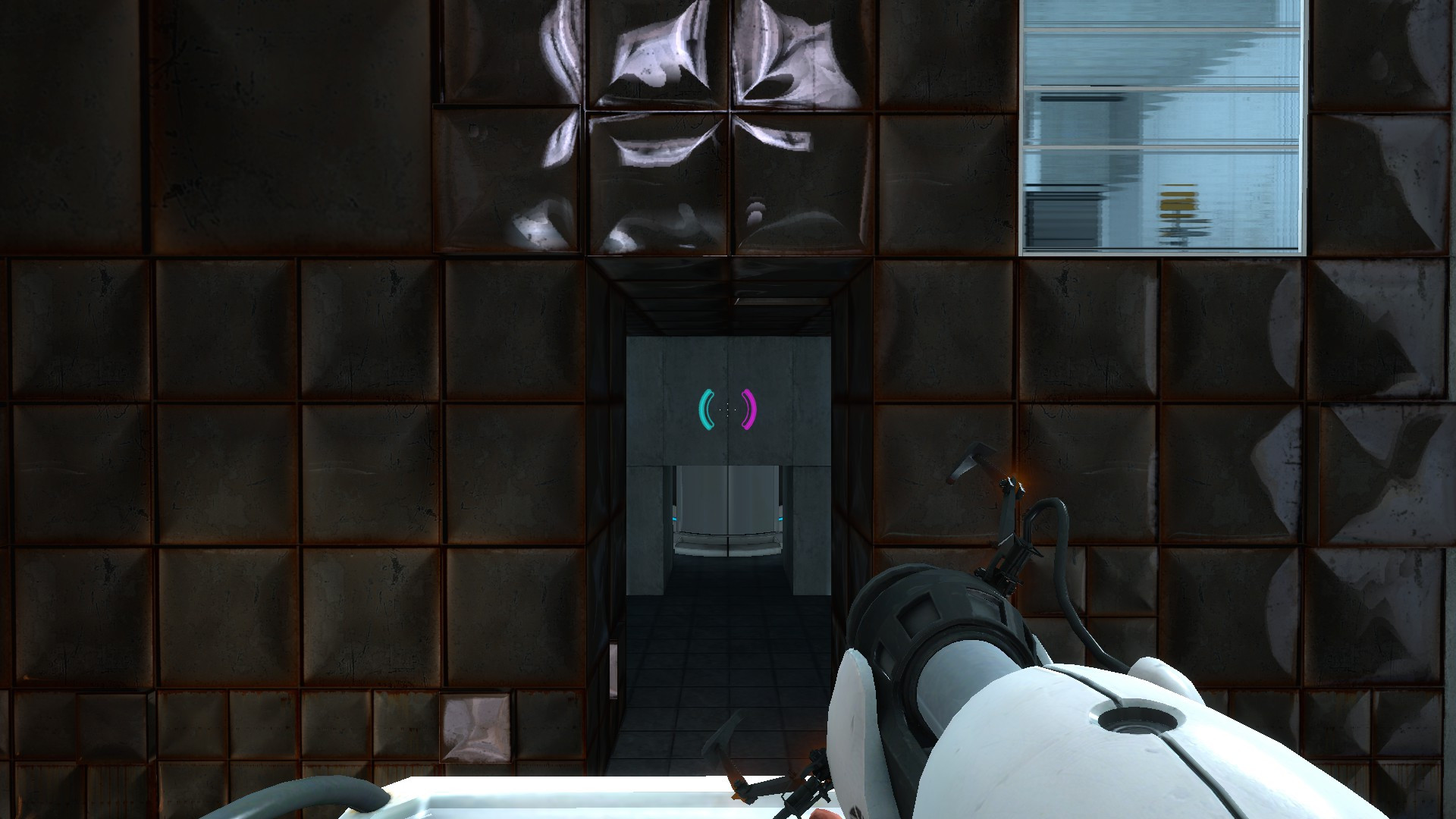 Cyan & Magenta Vine Portals with NEW CROSSHAIR Mod for Portal | PRTL Mods