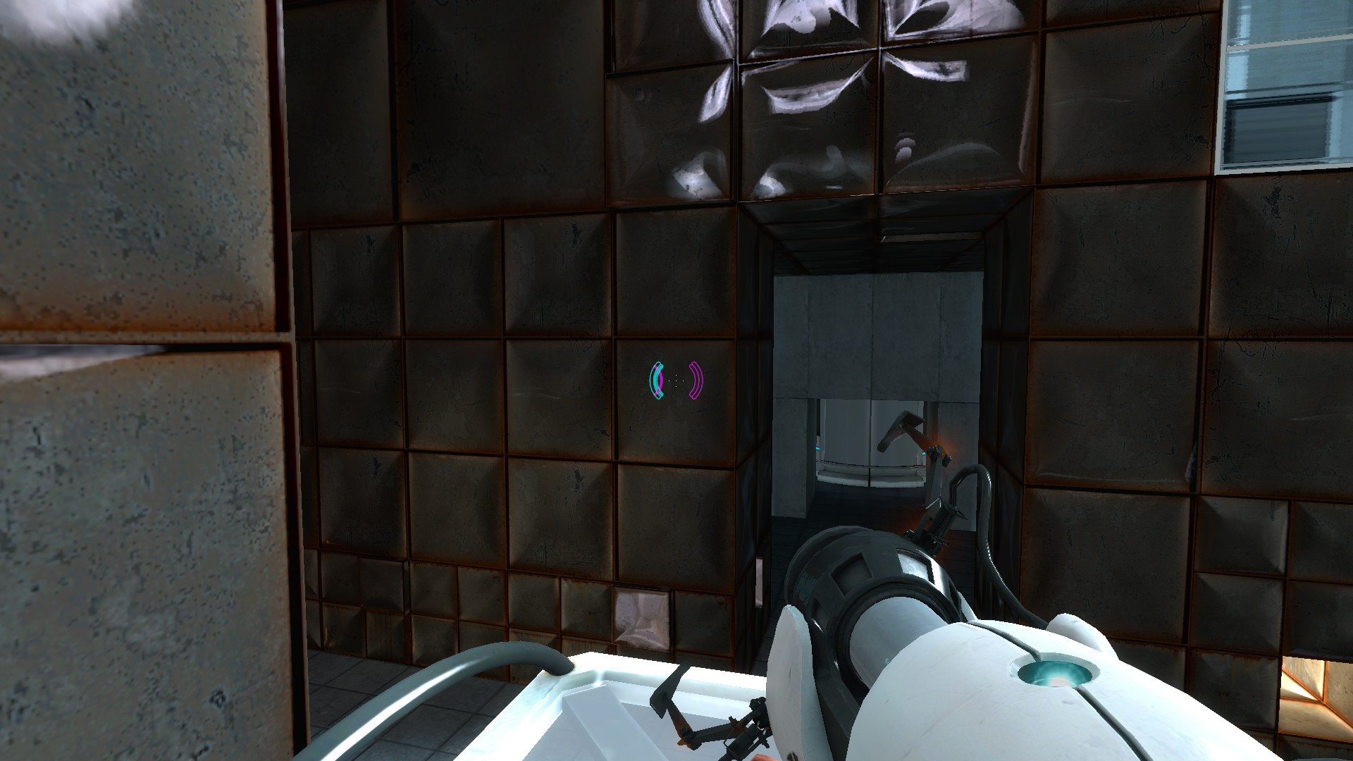Cyan & Magenta Vine Portals with NEW CROSSHAIR Mod for Portal | PRTL Mods