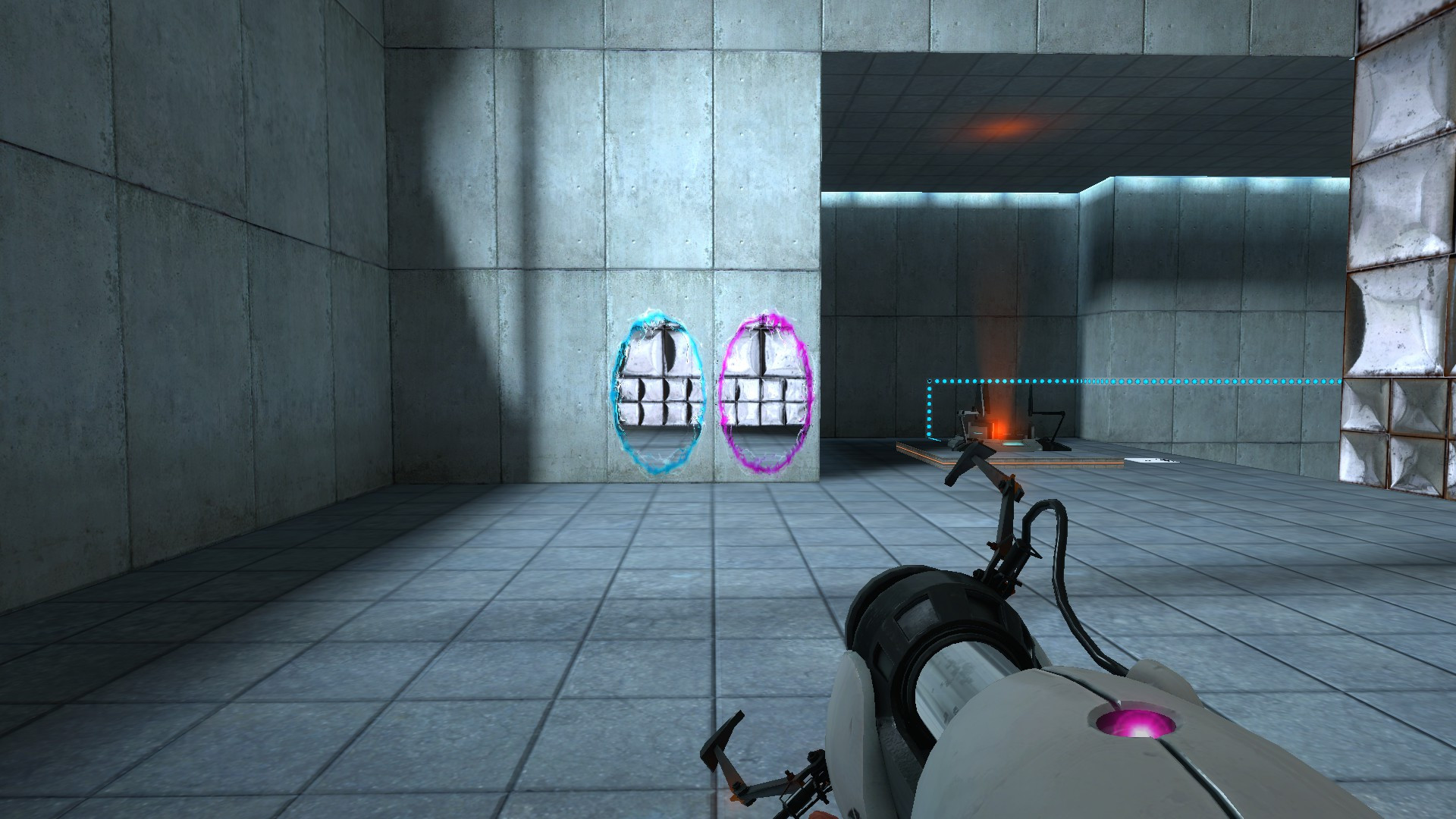 Cyan & Magenta Vine Portals with NEW CROSSHAIR Mod for Portal | PRTL Mods