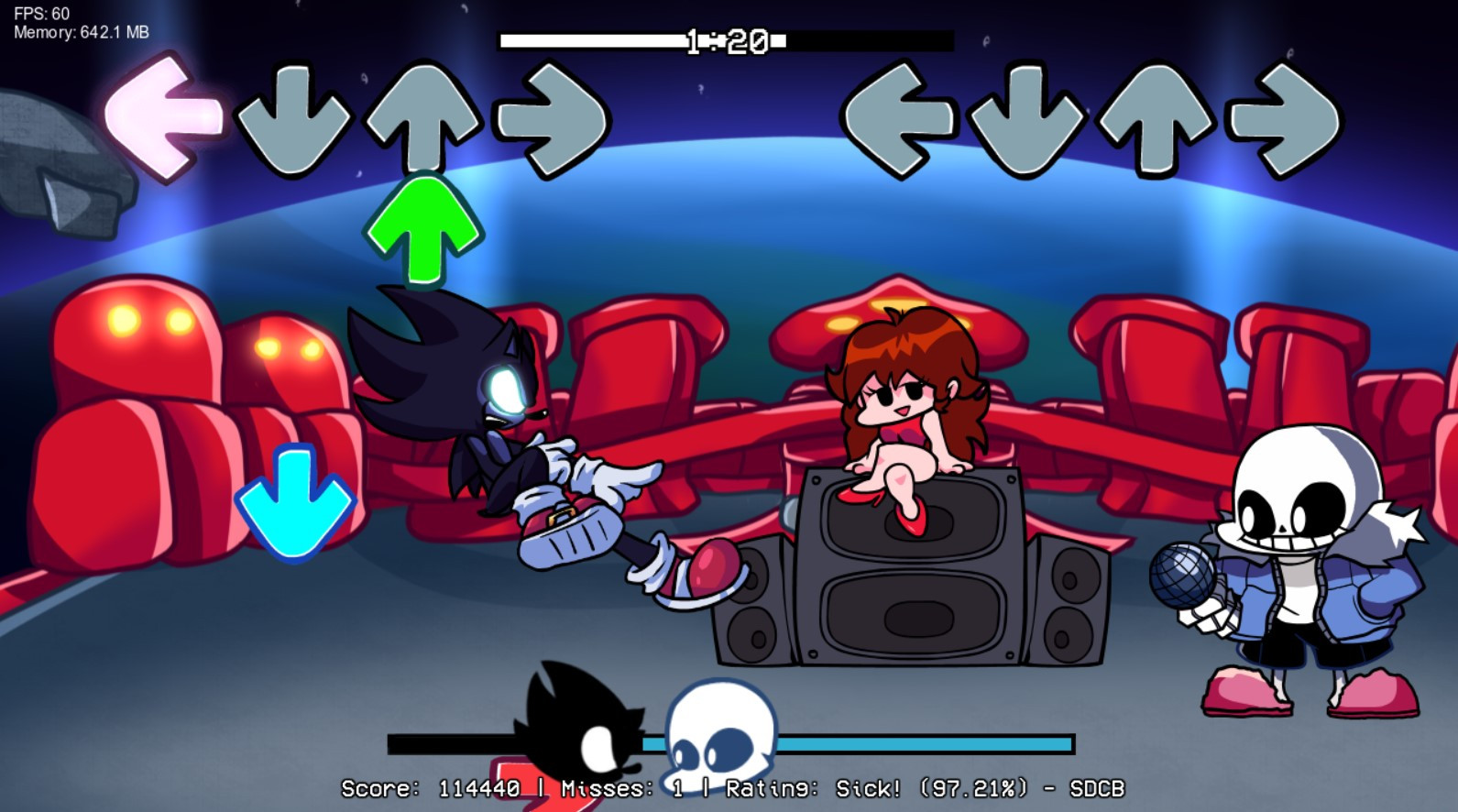 Playable Indie Cross Sans Mod for Friday Night Funkin' | FNF Mods