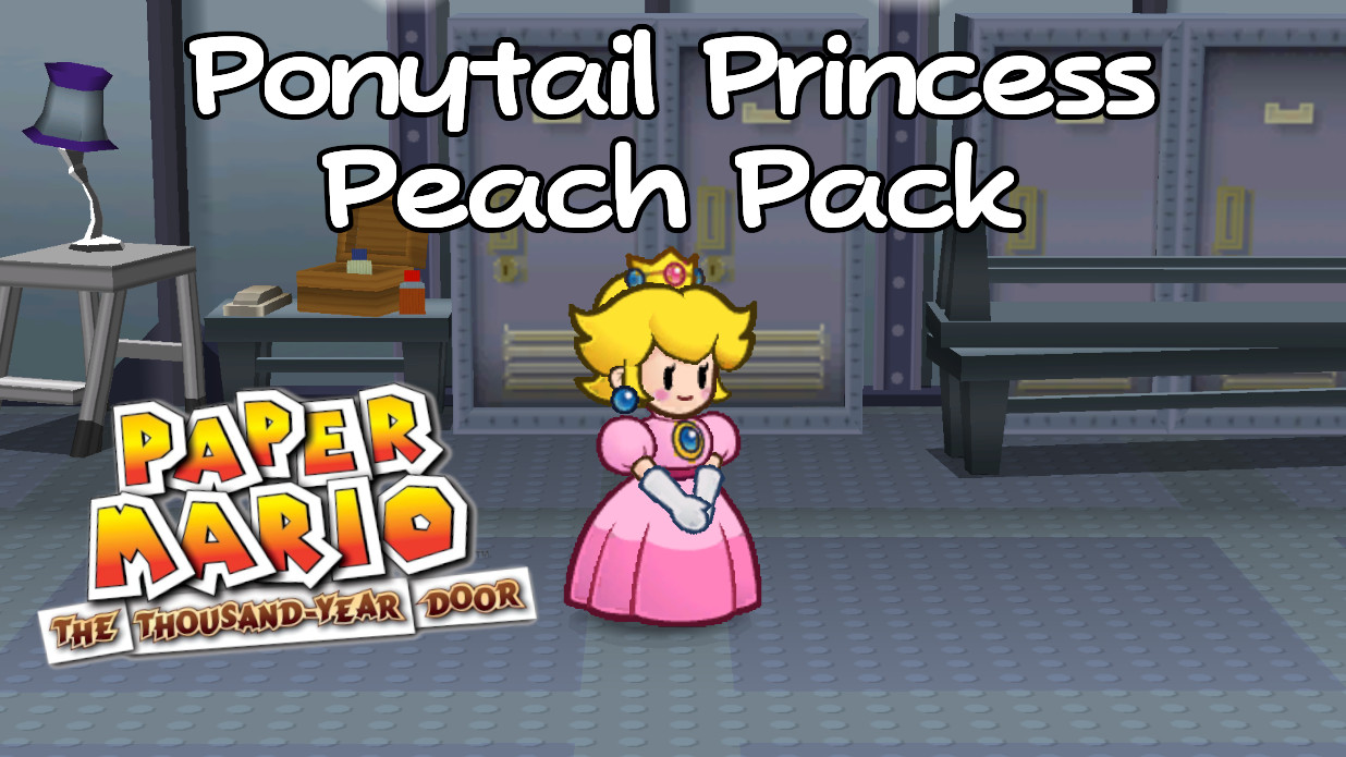 Princess Peach Ponytail Pack Mod for Paper Mario: The Thousand Year ...