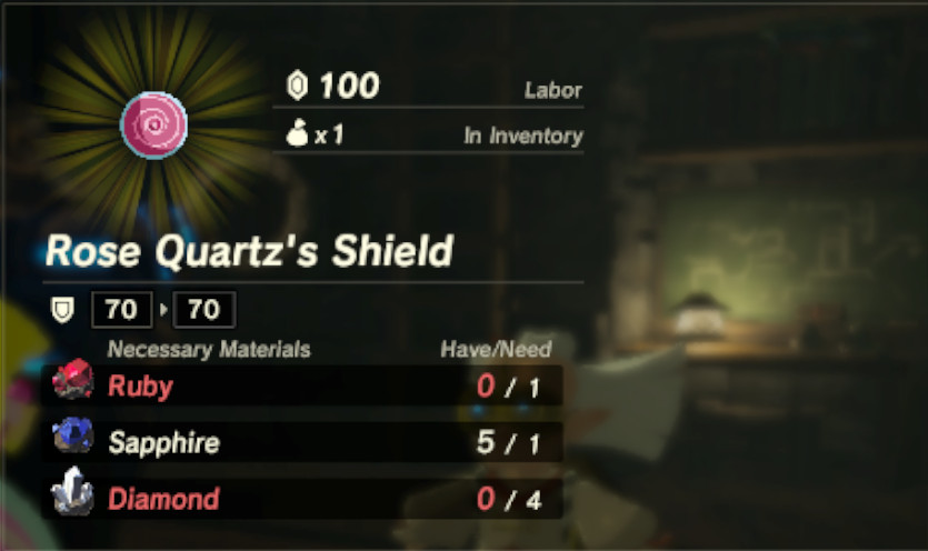 Rose's Sword & Shield Mod for The Legend of Zelda: Breath of the Wild ...